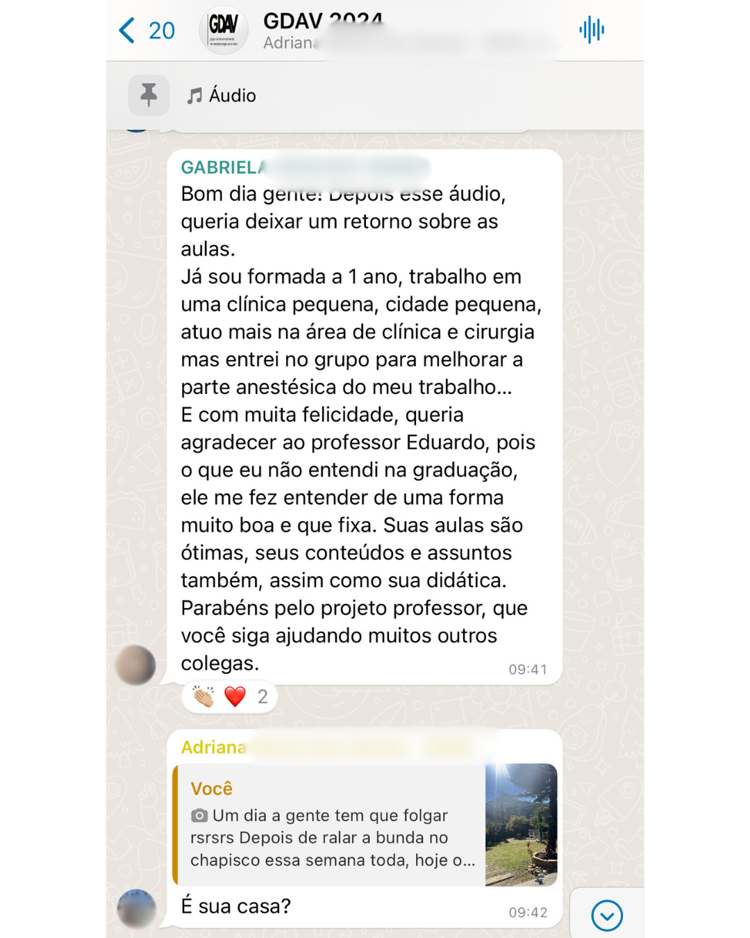 GDAV - Grupo de desenvolvimento em anestesiologia veterinária